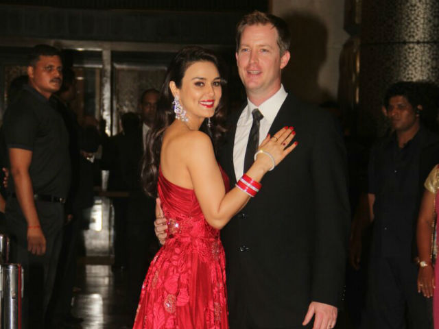 Adorable pics of Preity Zinta's and Gene Goodenough reception will make ...