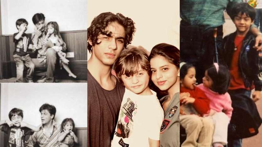 Happy Birthday Aryan Khan: Priceless throwback pics of Shah Rukh Khan Gauri Khan son that took ...